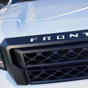 Chrome Front Grille / Hood Letters for Frontier 2022 ABS Plastic ...
