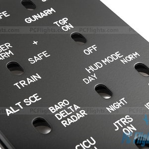 A-10C "thunderbolt" - Center Console - Armament and HUD Control Panel ...