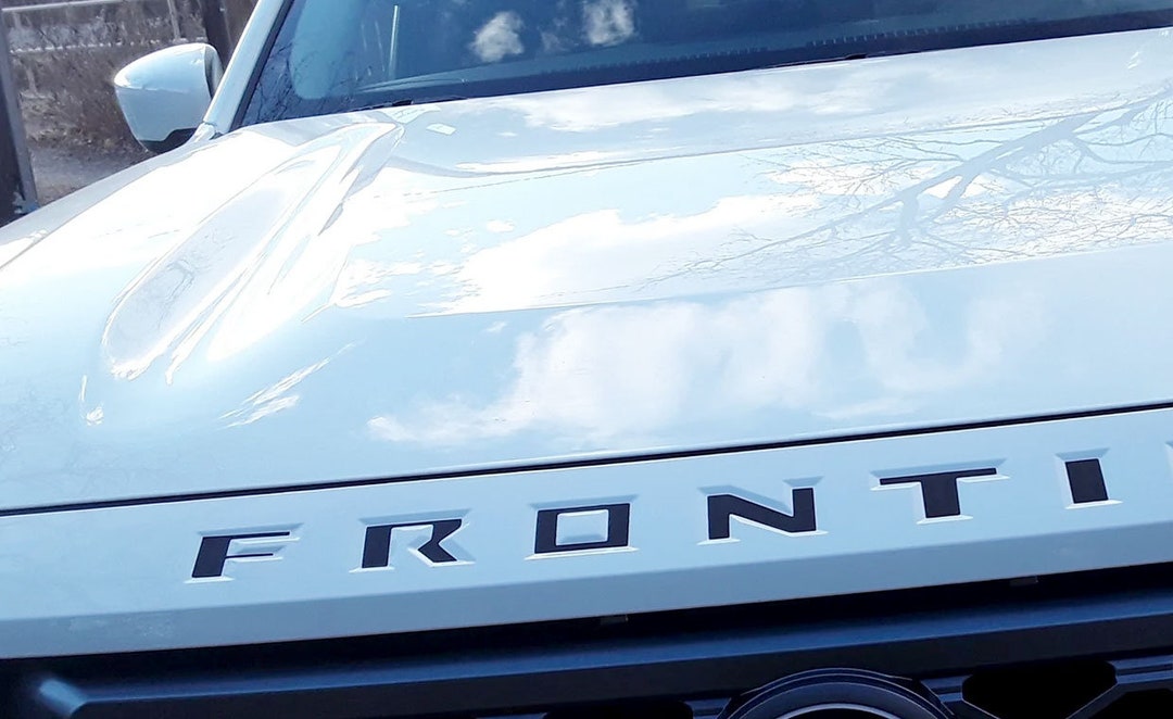 Matte Black Front Grille / Hood Letters for Frontier 2022 ABS - Etsy