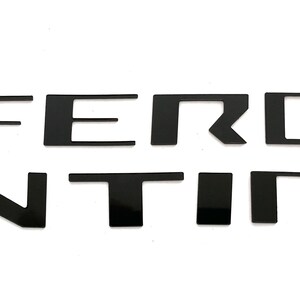 Glossy Black Front Grille / Hood Letters for Frontier 2022 - Etsy