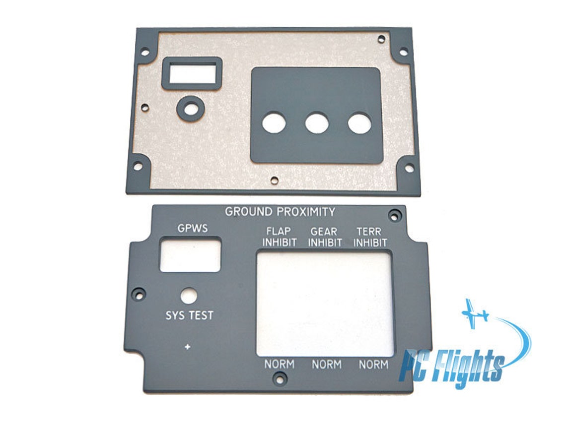 BOEING 737NG MIP Copilot Display Brightness Control and GPWS Panels ...