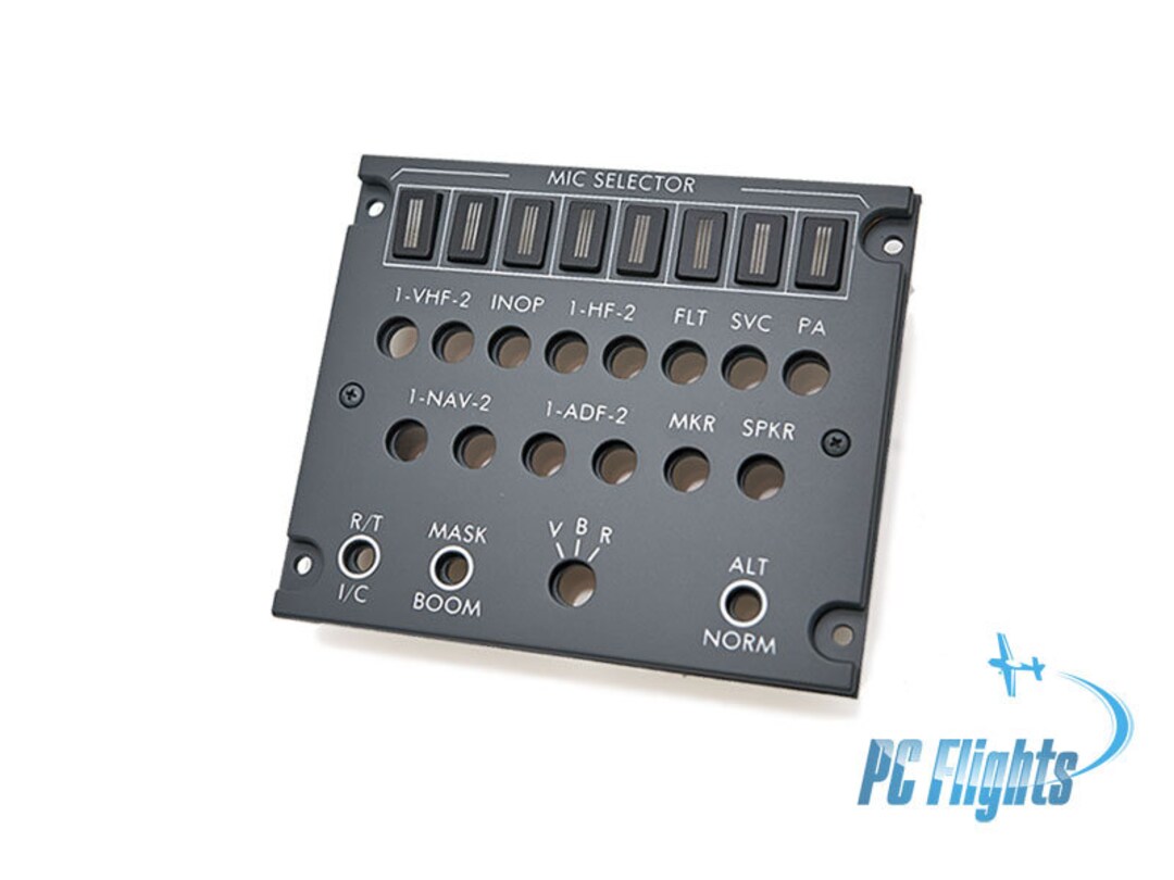 Boeing 737NG Audio Control Flight Simulator Panel Replica - Etsy