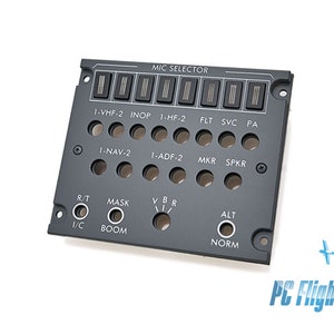 Boeing 737NG Audio Control Flight Simulator Panel Replica - Etsy