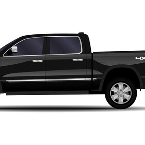 4x4 Offroad Four Wheel Drive Decal Sticker Auto Decor - Fits Any Truck ...