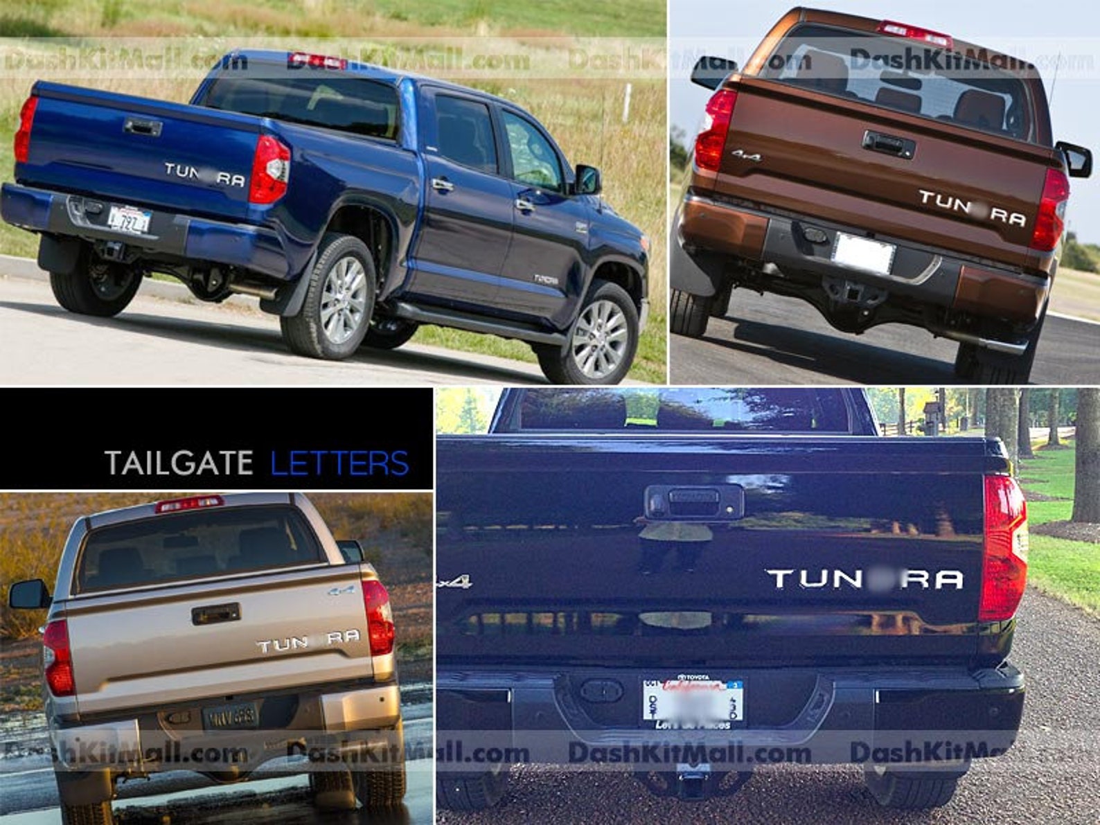 Chrome Tailgate Letters for Tundra 2014-2020 ABS Plastic | Etsy