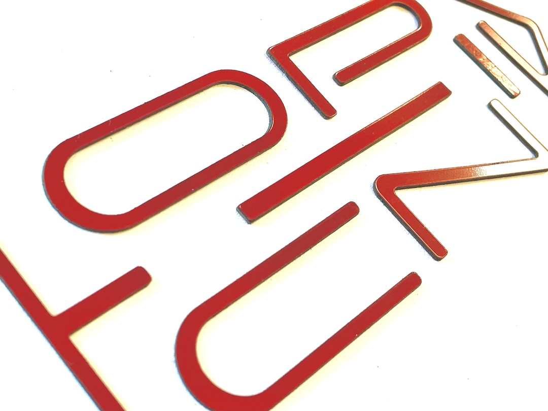 Red Rear Bumper Letters for Firebird 1993-2002 ABS Plastic Inserts Not ...