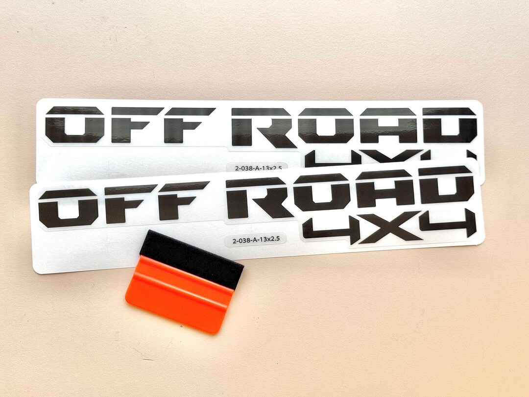 4x4 Offroad Four Wheel Drive Decal Sticker Compatible W/ Wrangler ...