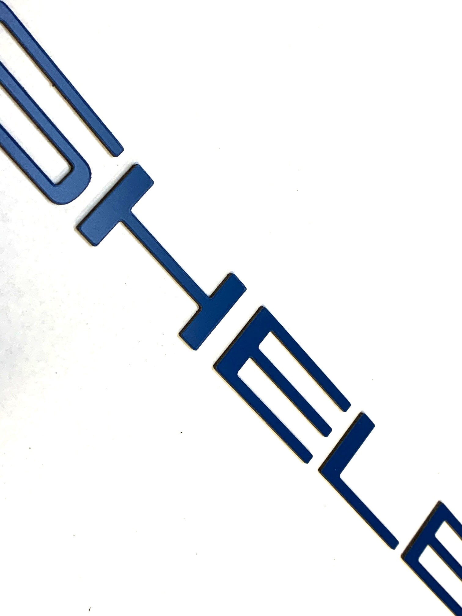 Blue Front Spoiler Letters for Shelby GT500 2020 ABS Plastic - Etsy