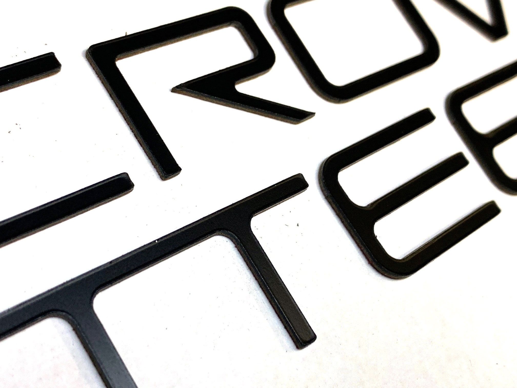 Matte Black Front & Rear Bumper Letters for Corvette C4 - Etsy