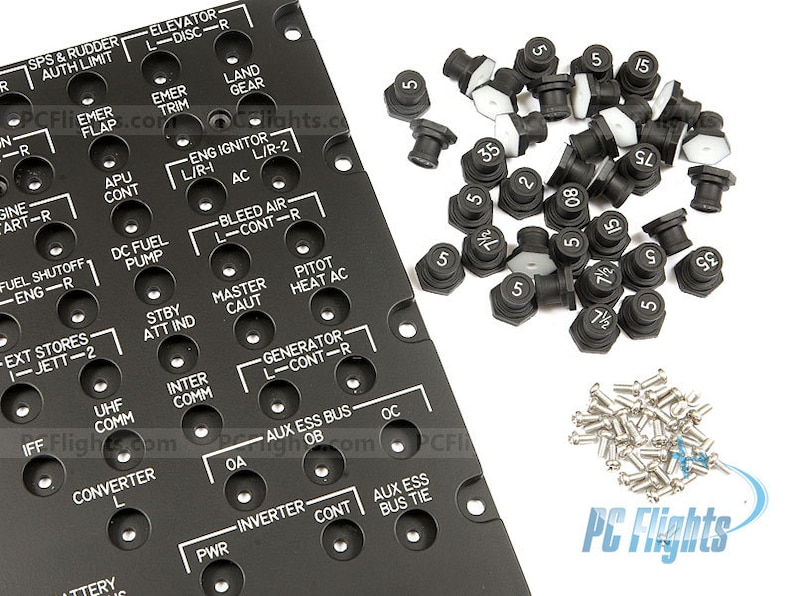 A 10C "thunderbolt" - Center Console - Circuit Breaker Panel - Etsy