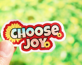 Choose Joy Vinyl Sticker Joy Sticker - Etsy