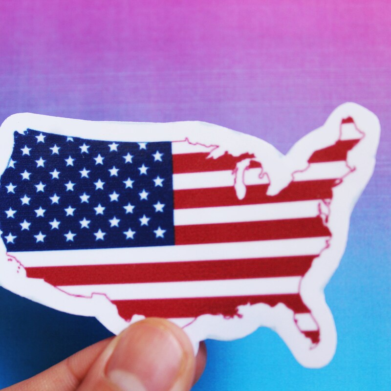 Usa Flag Decal - Etsy
