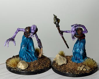 Mind Flayer Miniature Painted - Etsy