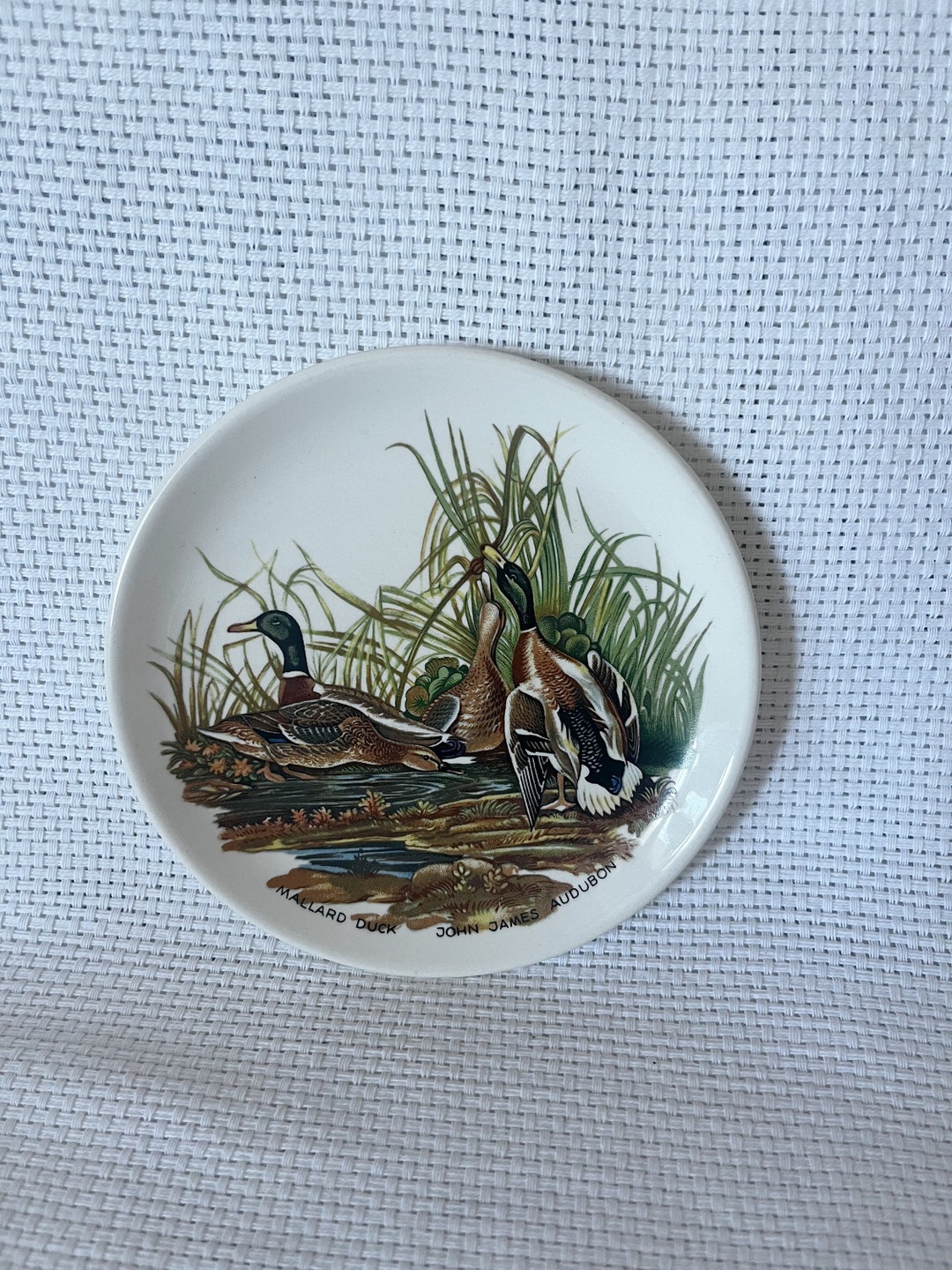 Lillian Murray Designers Plate Mallard Ducks John J. Audubon Sonoma ...