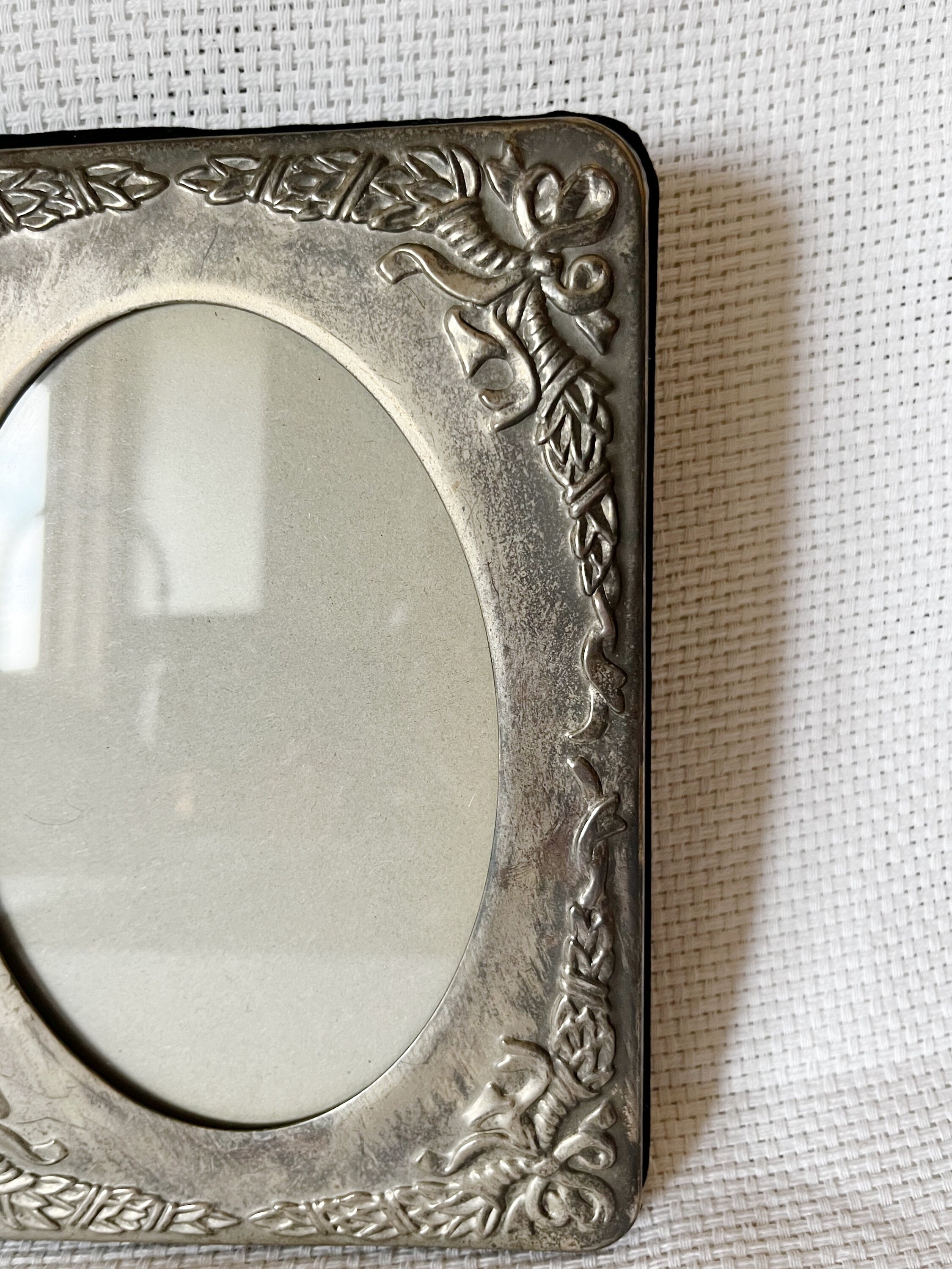 Vintage Silver Plated Frame Photo Album Floral Old Photo - Etsy