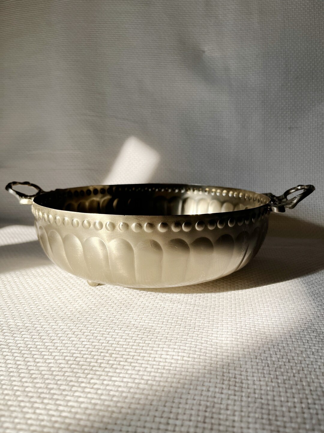 Vintage Art Deco Footed Bowl Dish, Vintage Silver Trophy Bowl, Silver ...