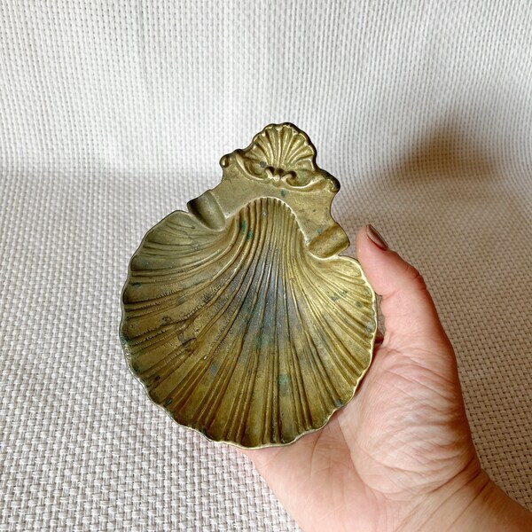 Brass Shell Dish - Etsy