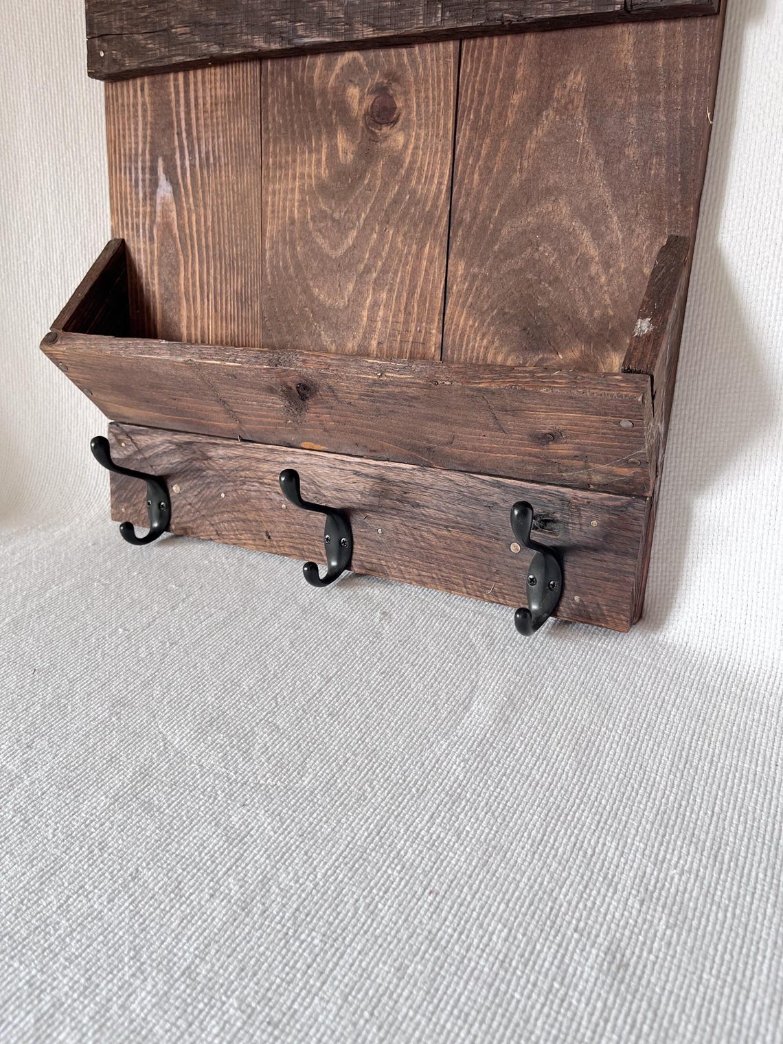Antique Rustic Mail Box Key Holder, Hand Made Letter Holder, Hand Made ...