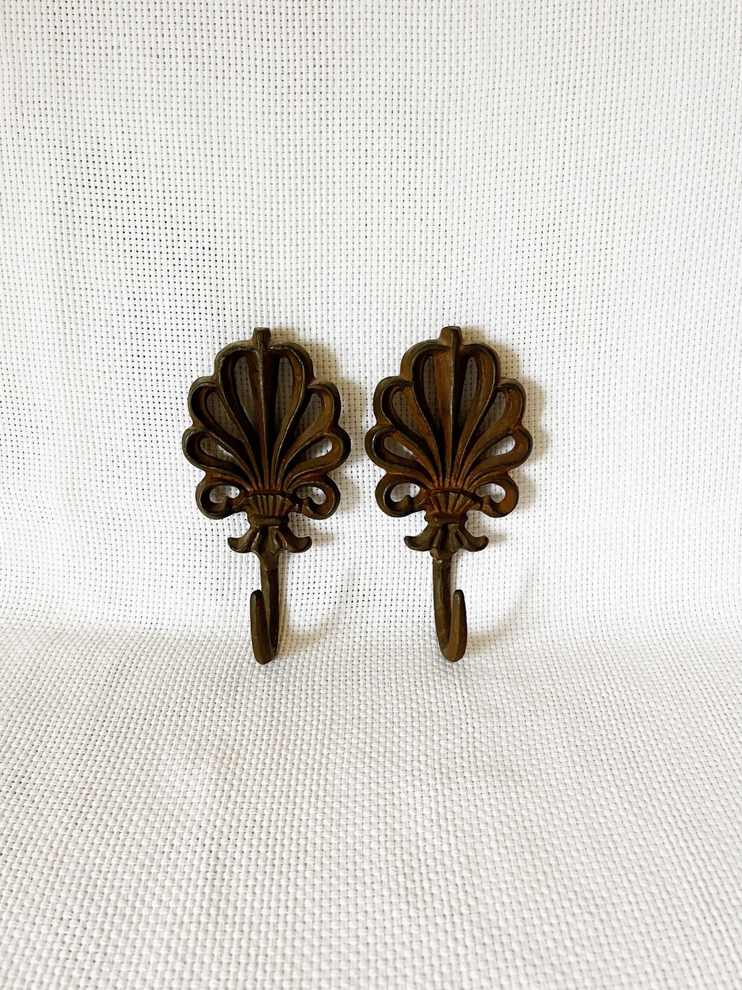 Cast Iron Heavy Large Hooks, Key Holder, Plaque, Wall Decor, Wall ...