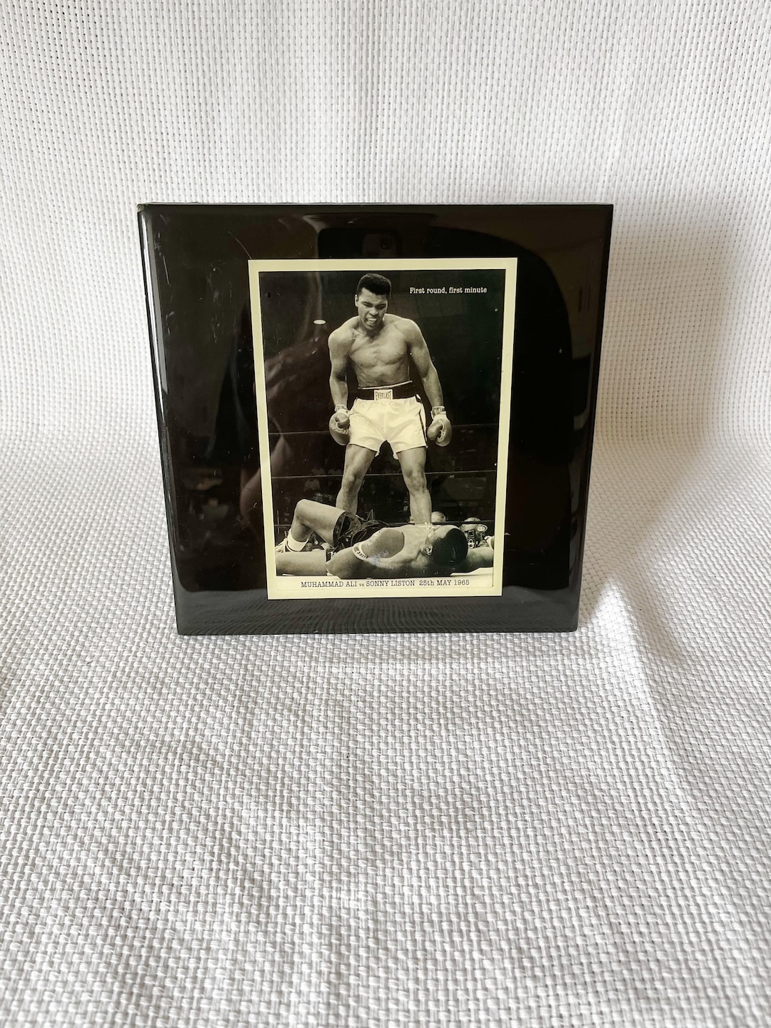 Muhammad Ali Tile, Ali Fight Worn Robe Tile, Boxing Sport Collectible ...