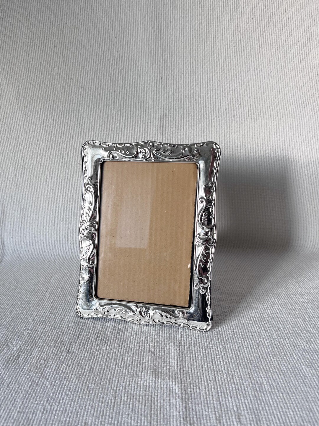 Vintage Silverplated Picture Frame, Silver Ornate Frame, Silver ...