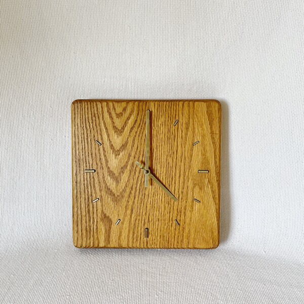 Square Wall Clock - Etsy