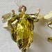 Set of 2 Angels in Golden Foil Christmas Tree Ornaments, Plying Angels ...
