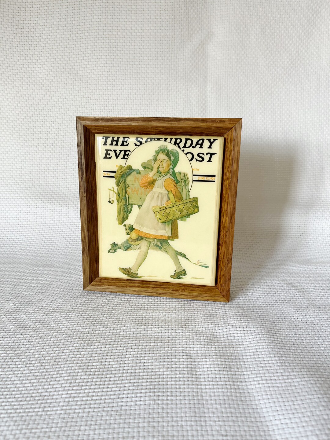 No Swimming by Norman Rockwell Cover Illustration for the Saturday ...