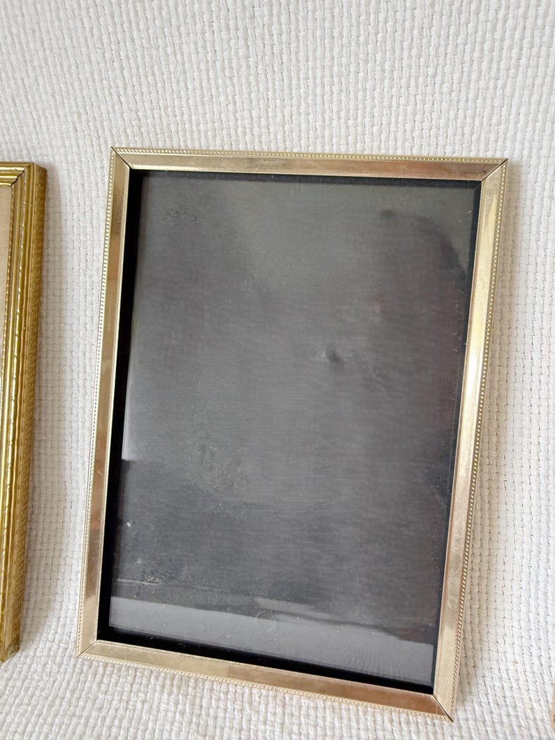 Cornici per foto vintage in metallo dorato ottone, cornice per foto in ...