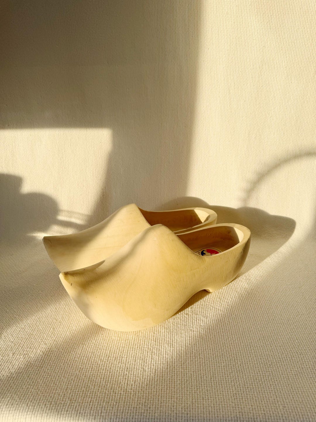 Vintage Folk Wooden Large Clogs, Primitive Home Decoration, Farm, Barn ...