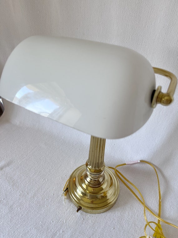 White gold desk lamp store