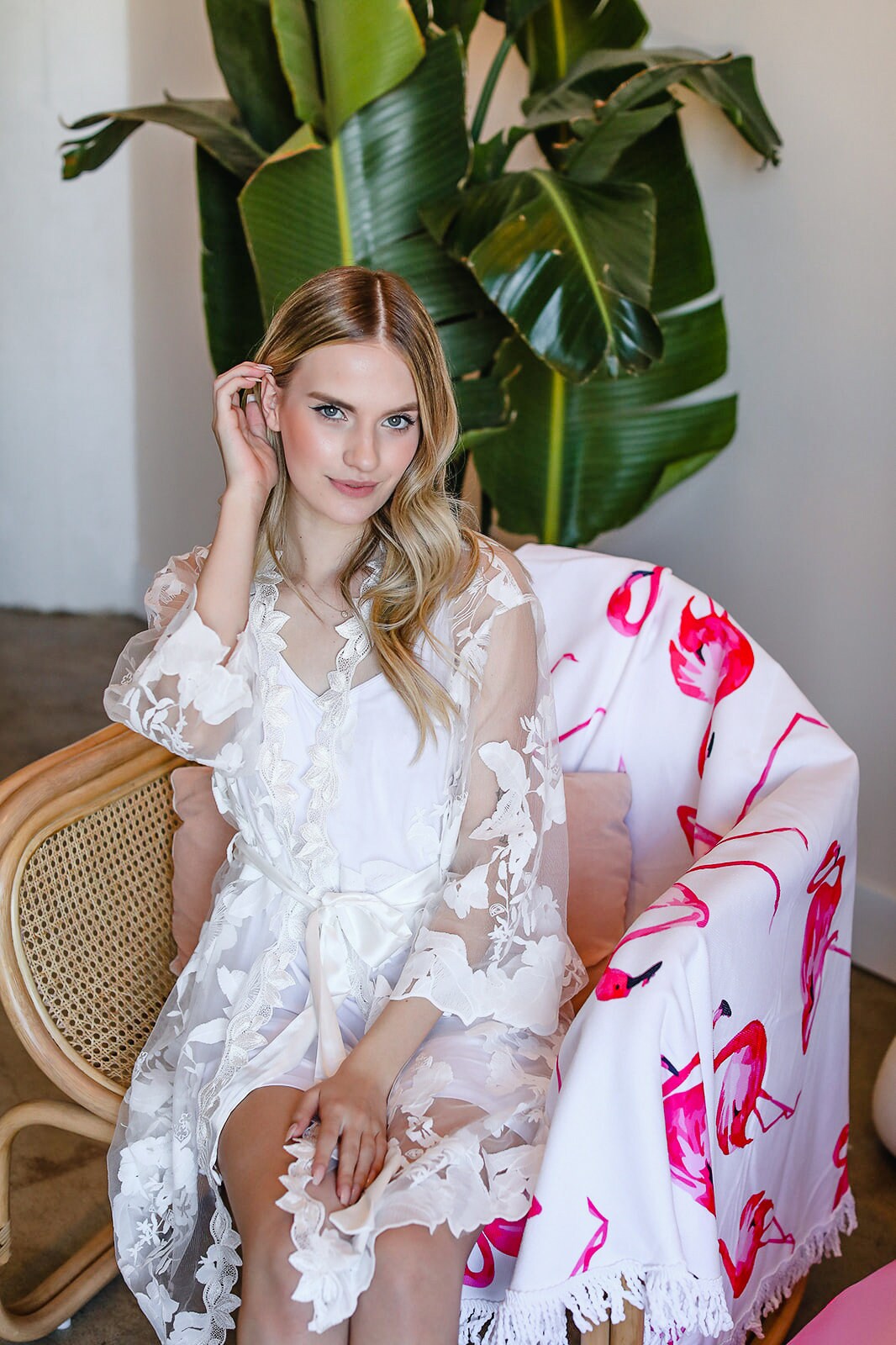 Bridal Lace Robe Bachelorette Gift Bridal Party Robe | Etsy