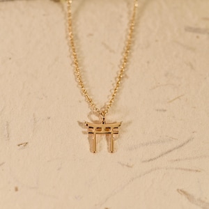 Torii Gate Necklace, Shinto Symbol Charm, Shintoist Jewelry, Best ...