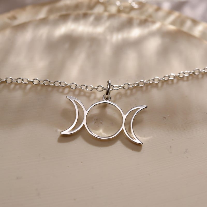 Triple Moon Jewelry Gold - Etsy UK