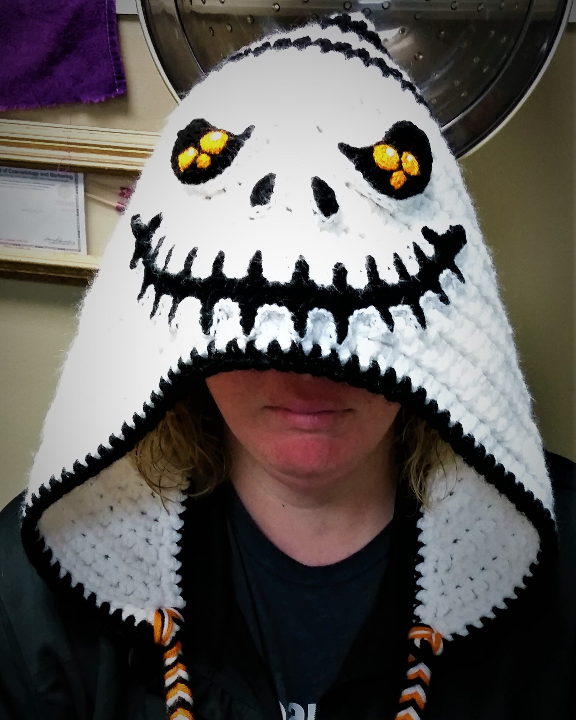 Crochet Skeleton Hood bonedaddy, Jack Skellington, Skull, Etc - Etsy