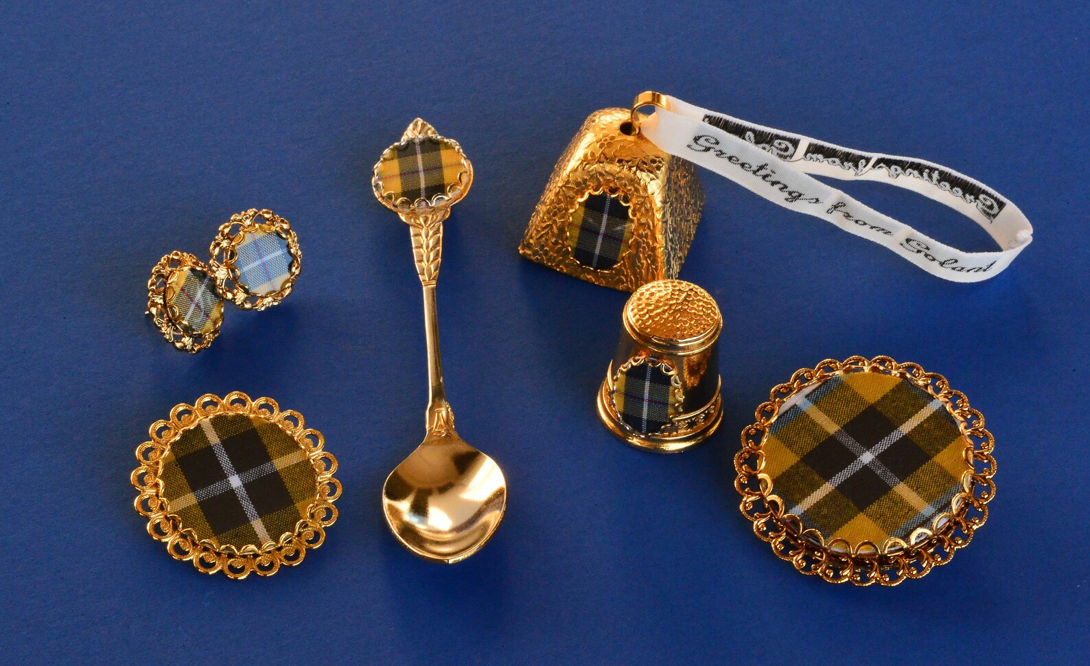 Cornish Tartan Brooch by Elizabethranderson Miniature - Etsy