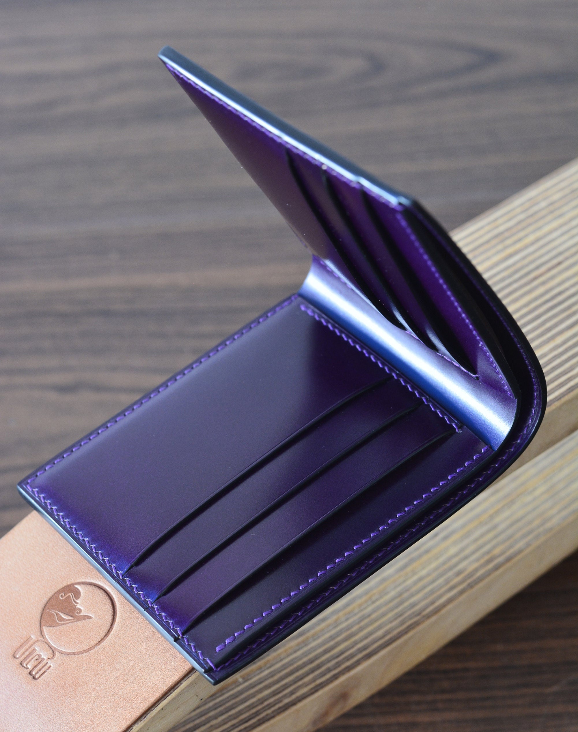 Full Shell Cordovan Bifold Wallet. Men Leather Wallet. Red - Etsy