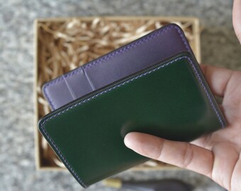 Emerald Green Card Wallet - Etsy