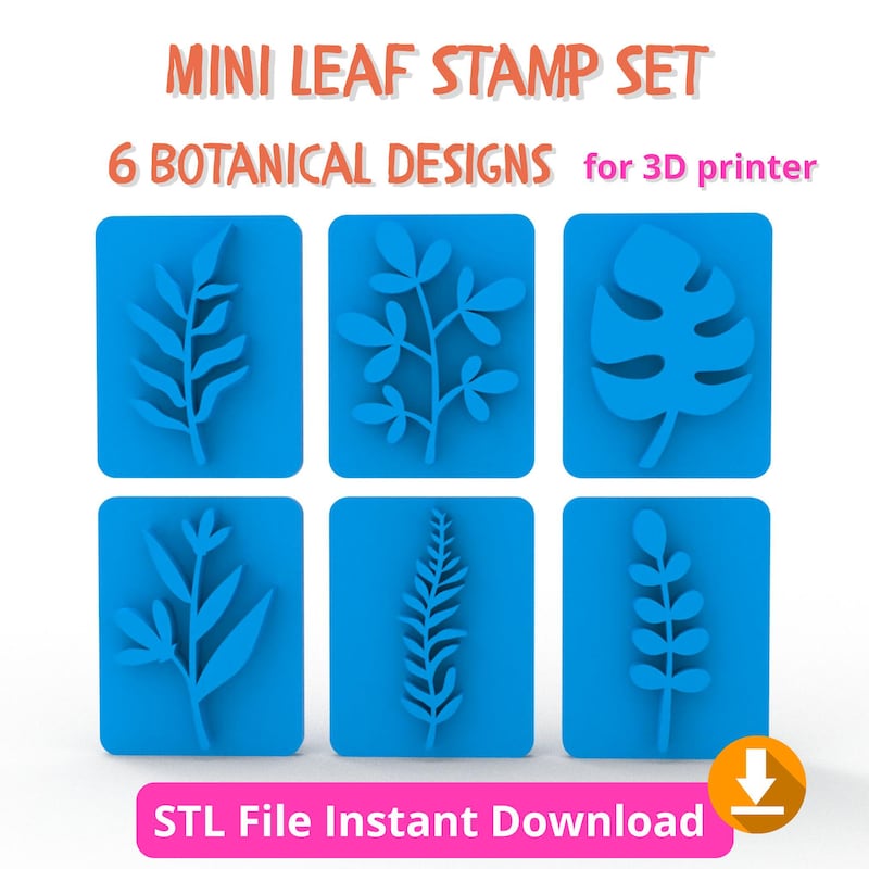 Stl Polymer Mini Stamps - Etsy