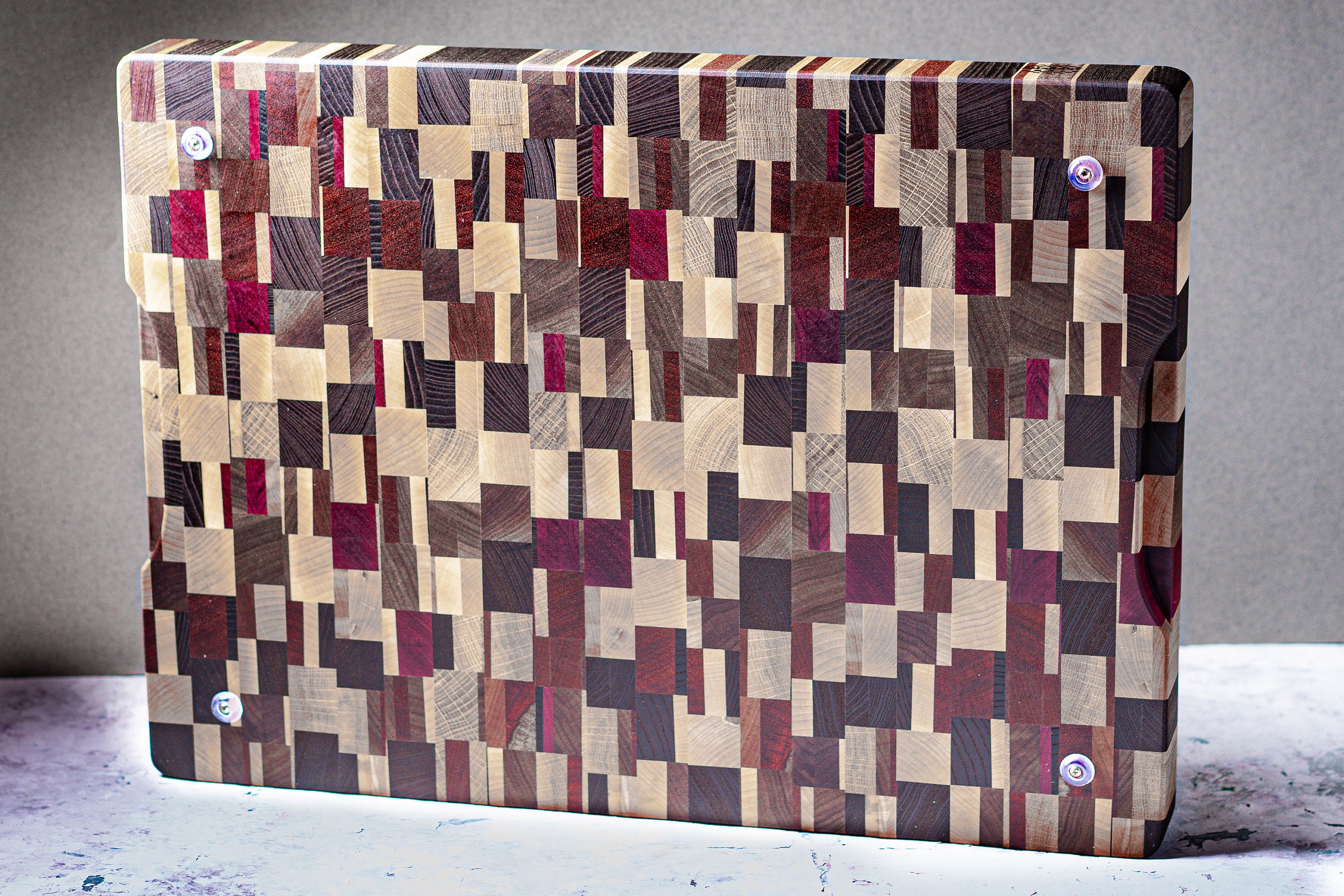 End Grain Cutting Board Chaos pattern | Etsy