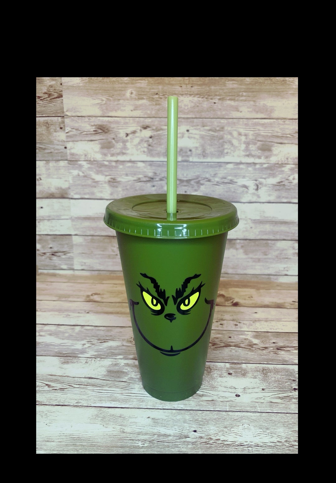 The Grinch Inspired Christmas Cold Cup / Custom Reusable Cold / Gift ...