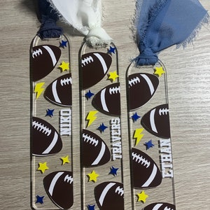 Personalized Bookmark for Reader / Sports Bookmark / Gift for Her ...