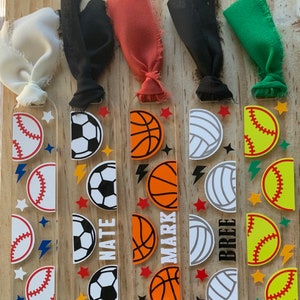 Personalized Bookmark for Reader / Sports Bookmark / Gift for Her ...