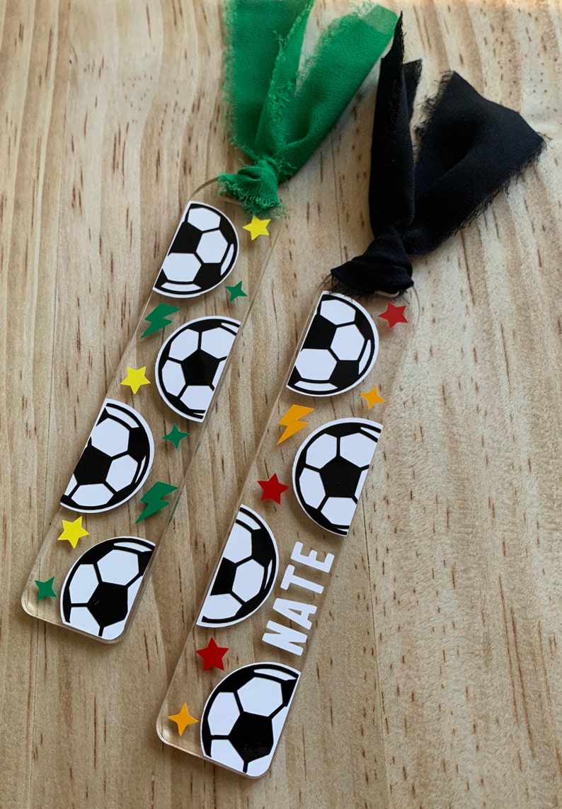 Personalized Bookmark for Reader / Sports Bookmark / Gift for Her ...