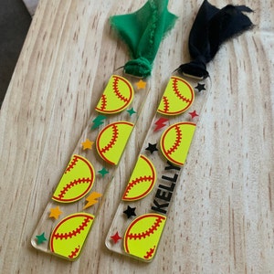 Personalized Bookmark for Reader / Sports Bookmark / Gift for Her ...