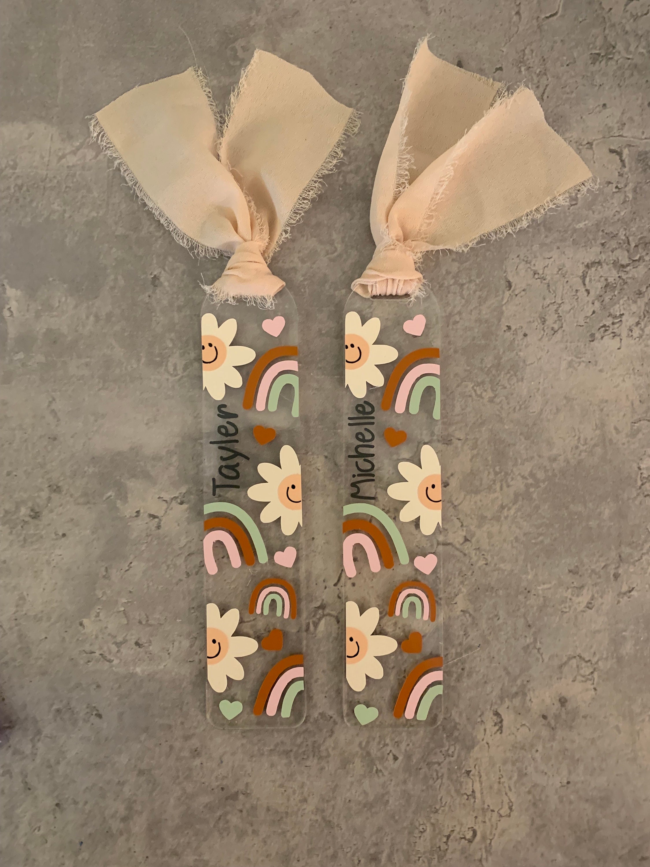 Personalized Bookmark for Reader / Boho Flower Bookmark / Gift for Her ...