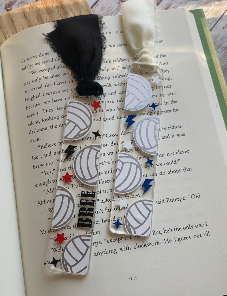 Personalized Bookmark for Reader / Sports Bookmark / Gift for Her ...