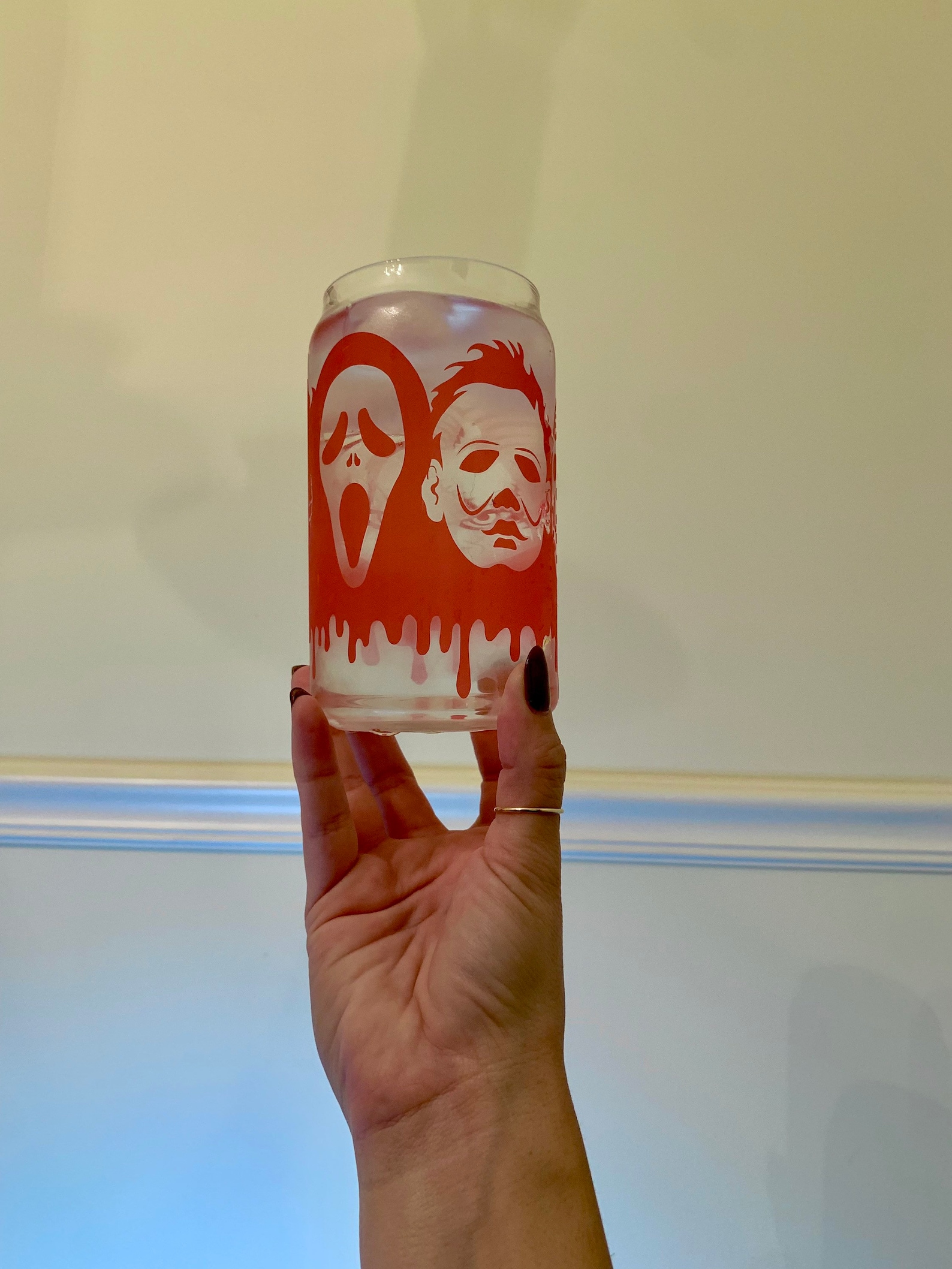 Scary Movie Horror Film Cup / Beer Can Horror Glass / Horror - Etsy