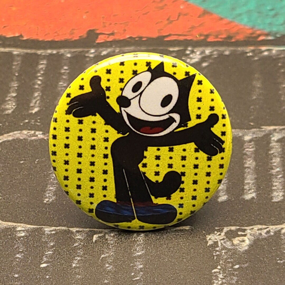 Felix the Cat 1.5 Pinback Button Badge or Magnet - Etsy