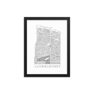 HAND DRAWN Laurelhurst Neighborhood Map, Portland - Etsy